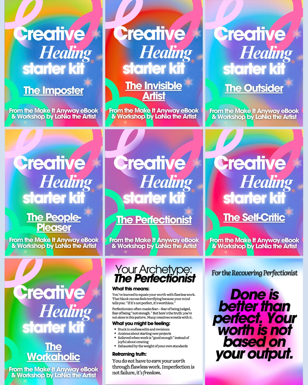 Creative Healing Starter Kit BUNDLE (All 7) – LaNia the Artist